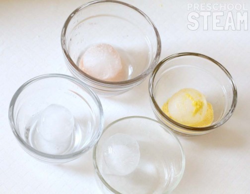 What Makes Ice Melt Fastest? STEM Activity for Preschoolers
