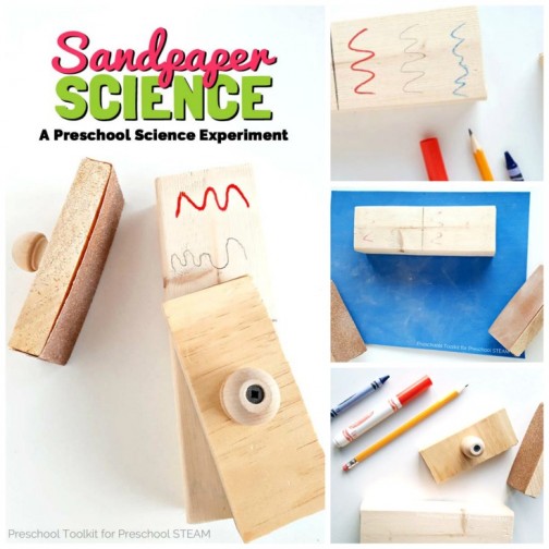 Sandpaper Science for Preschoolers