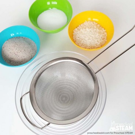 Sifting Sand: Simple Science for Preschoolers