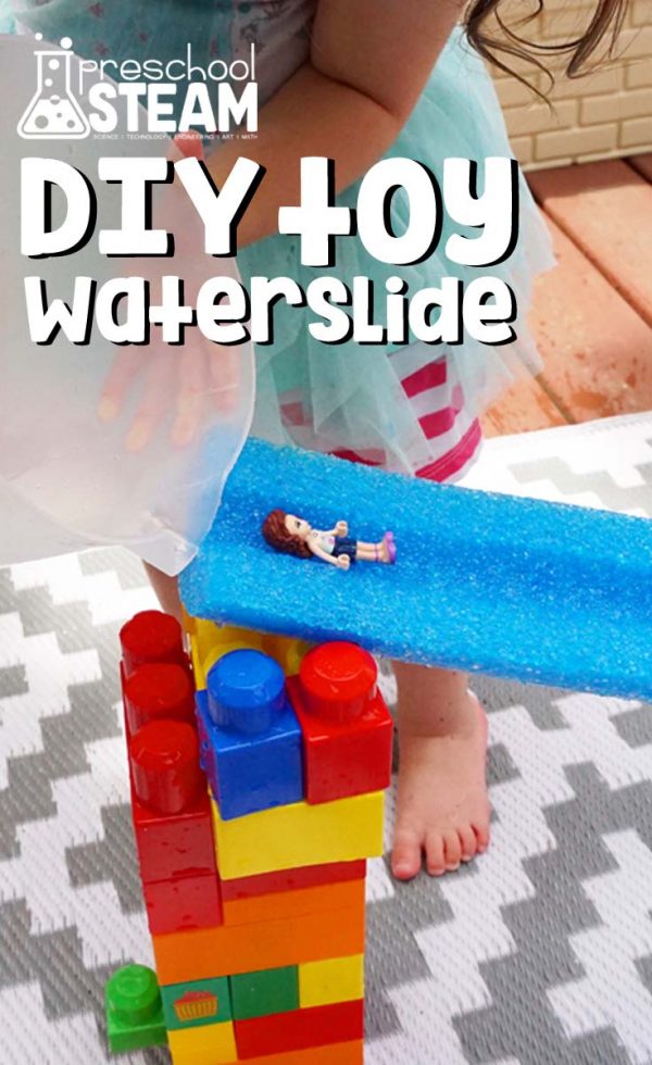 DIY Toy Waterslide | A STEM Activity for Preschoolers