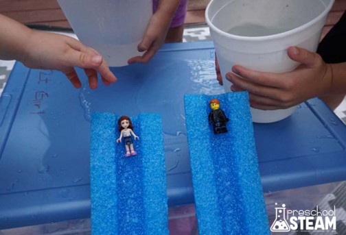 DIY Toy Waterslide | A STEM Activity for Preschoolers