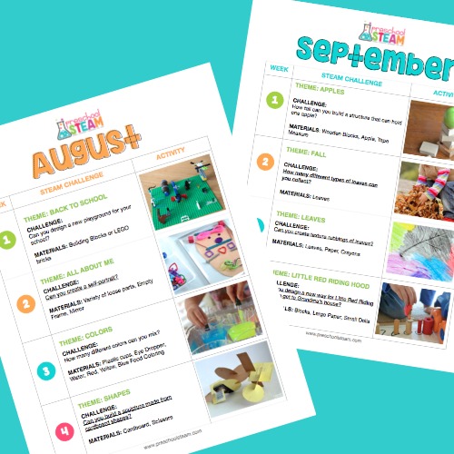 Preschool STEAM - STEAM Activities for Preschoolers