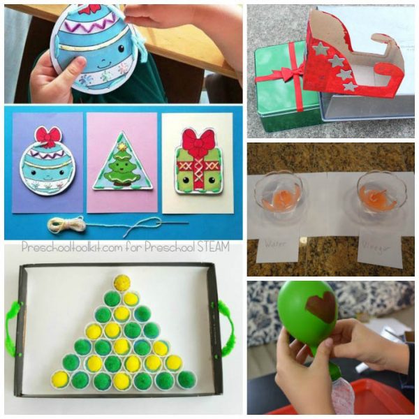 25 of the Best Christmas STEAM Activities for Preschoolers