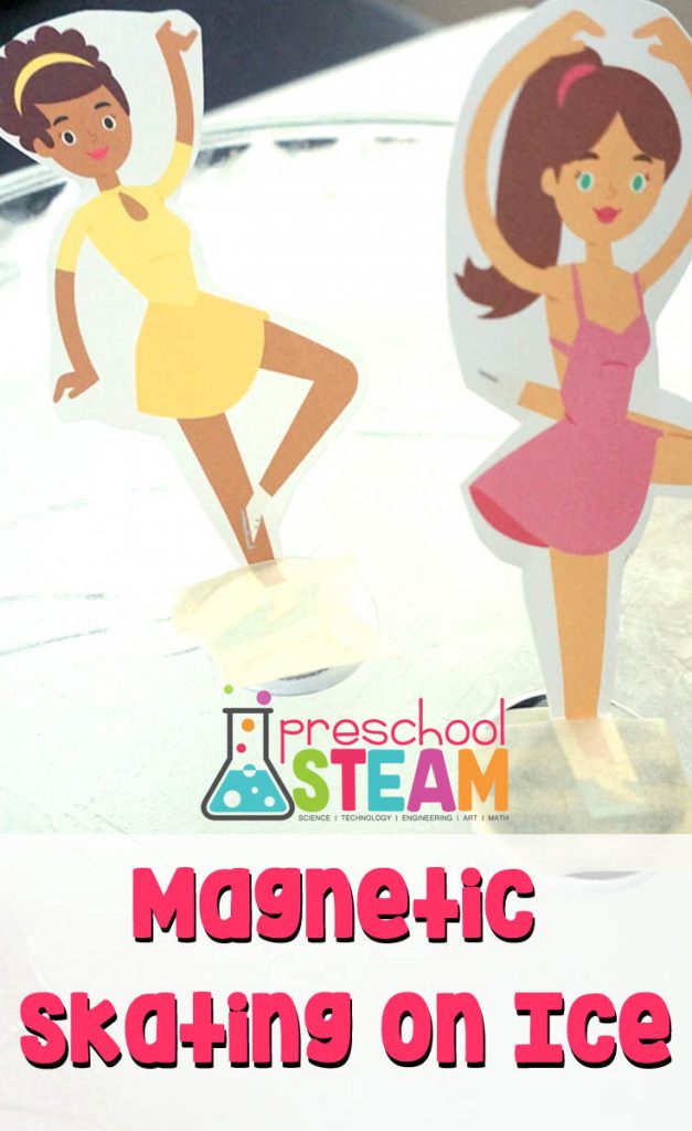 Magnetic Ice Skating: A STEAM Activity for Preschoolers