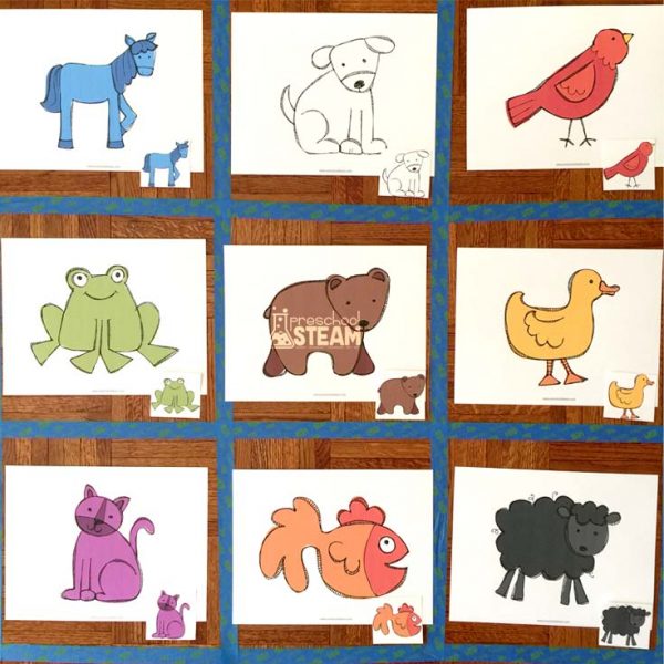 Screen-Free Brown Bear Coding Game for Preschoolers