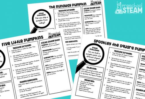 Pumpkin STEAM Storytime Lesson Bundle - Preschool STEAM