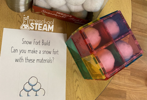 Easy Low Prep Winter STEAM Activities - Preschool STEAM