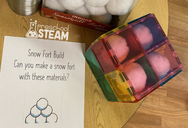Easy Low Prep Winter STEAM Activities - Preschool STEAM