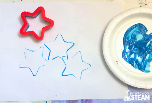 Patriotic Prints: Exploring Art, Patterns, and Counting - Preschool STEAM