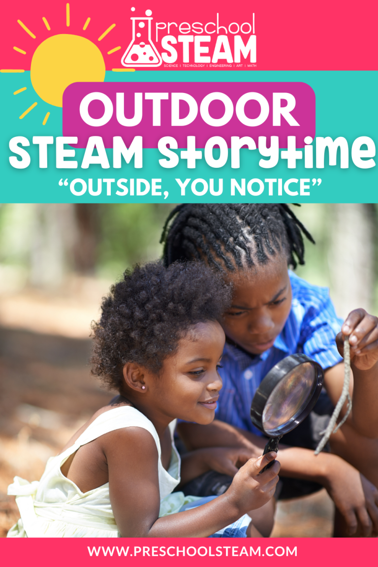 Outdoor STEAM Storytime: Outside You Notice by Erin Alladin - Preschool ...
