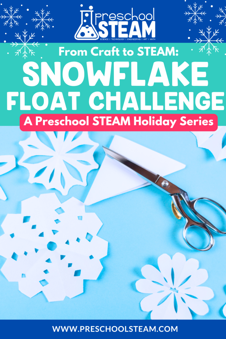 The Paper Snowflake Float Challenge - Preschool STEAM